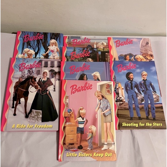 Barbie | Toys | Lot Of 8 Vintage 99s Groiler Barbie And Friends Book ...